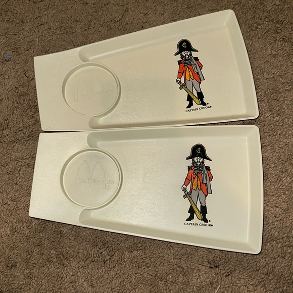 McDonald's | Dining | Vintage Mcdonalds Captain Crook Serving Trays ...